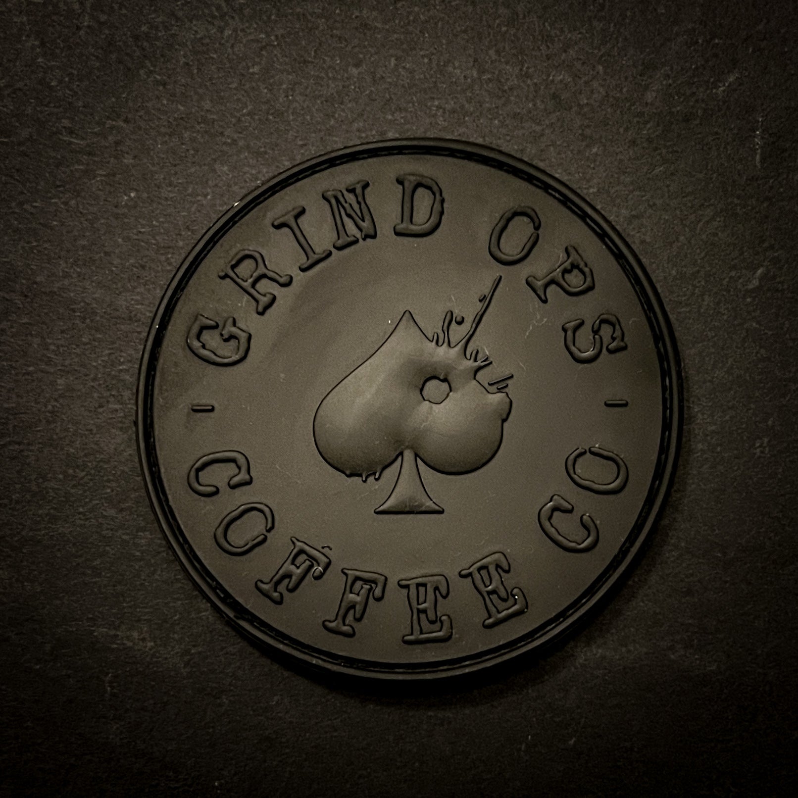 GOCC Incog Blackout patch – Grind Ops Coffee Co